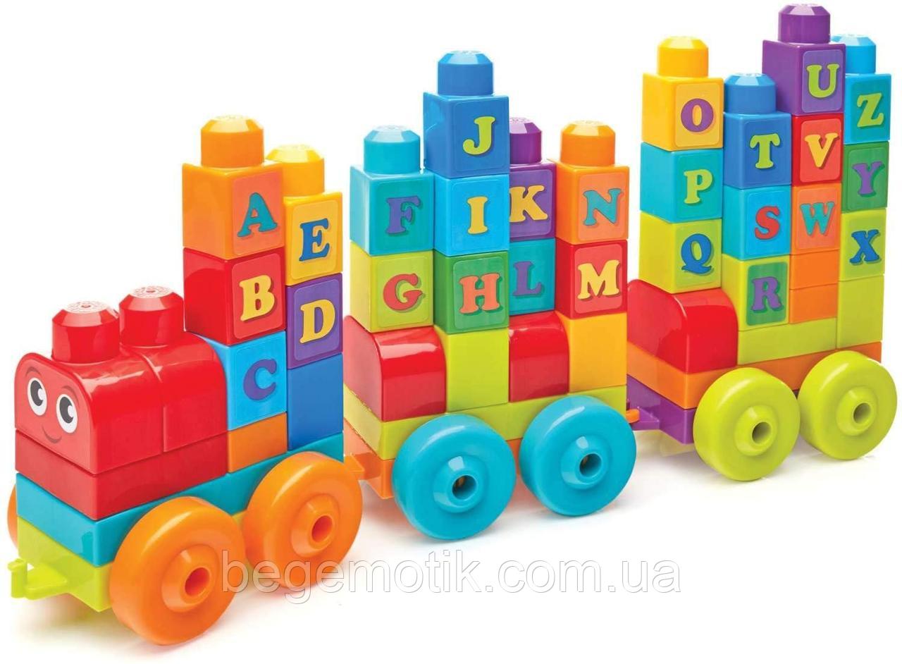 Mega Bloks DXH35 Конструктор Мега Блокс Поезд Алфавит 60 дет Building ...