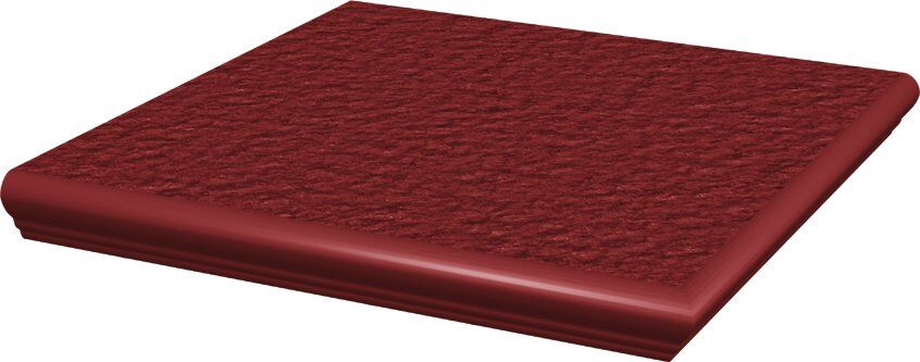 Ступень с капиносом угловая Paradyz Natural Rosa 33x33 Структурная в ...
